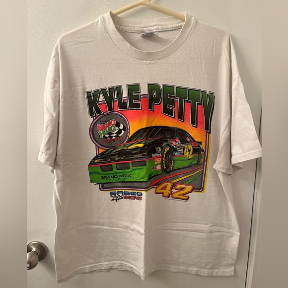 Vintage | Shirts | Vintage Kyle Petty Mello Yello Nascar Tee | Poshmark
